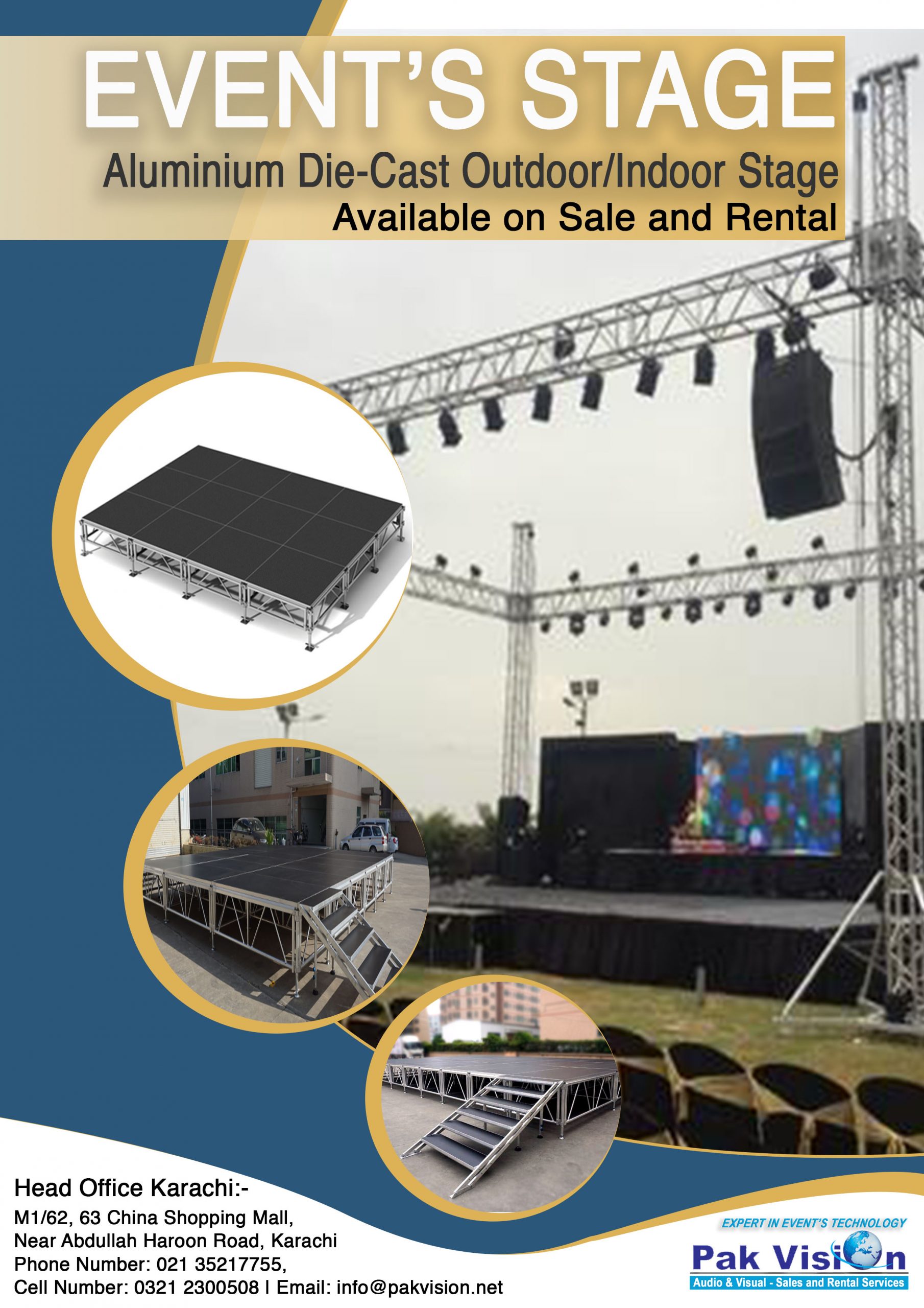 Aluminium Die-Cast stage – Pakvision.net